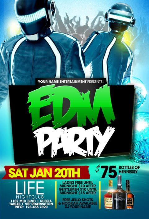 Edm Party - ClubPSD