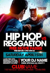 Hip Hop Vs Reggaeton - ClubPSD