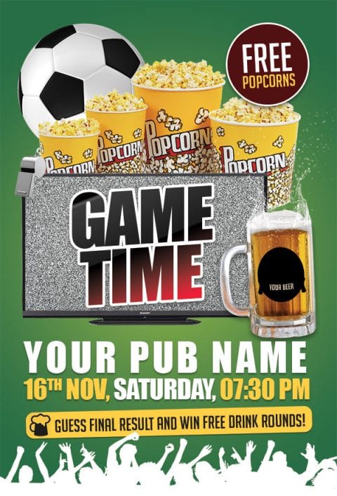 Game Day Party - ClubPSD