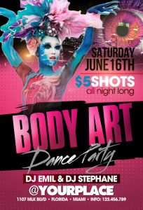 Body Paint Dance Party - ClubPSD