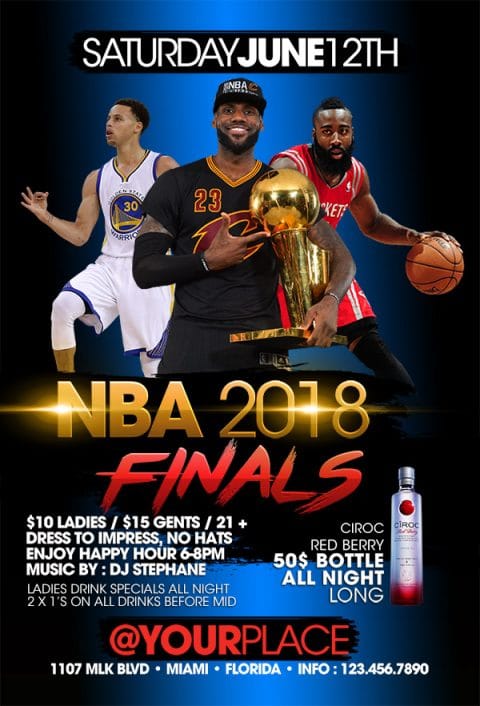 NBA Stars Party - ClubPSD