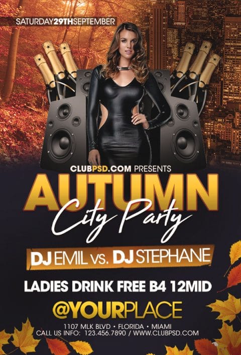 Autumn City Party - ClubPSD