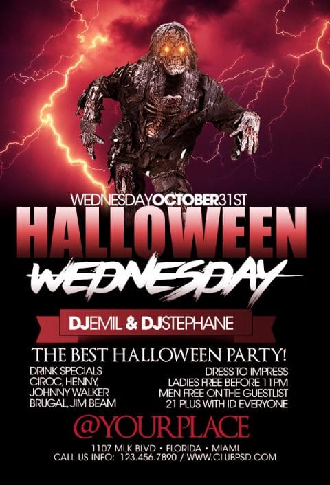 Halloween Wednesday - ClubPSD