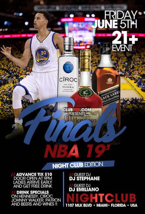 Nba Finals Drinks - ClubPSD