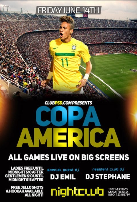 Copa America Games - ClubPSD
