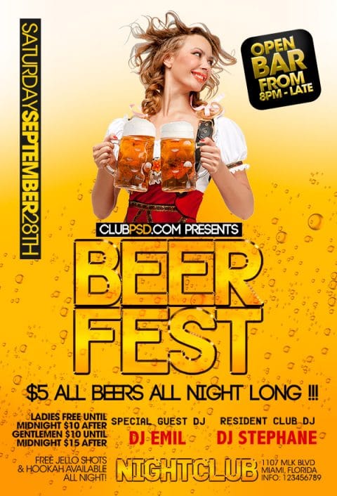 Beer Fest - ClubPSD