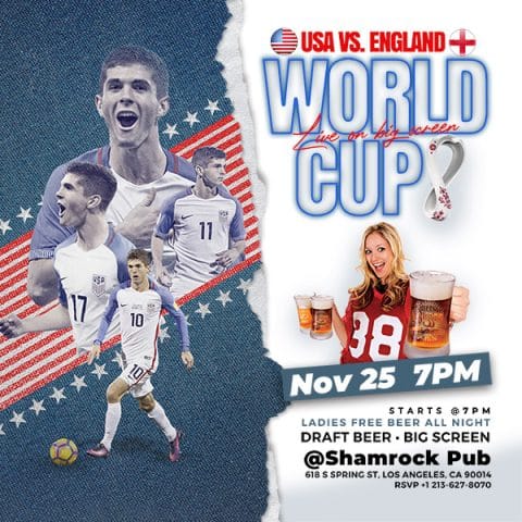 Download england vs usa football event flyer template - Club PSD